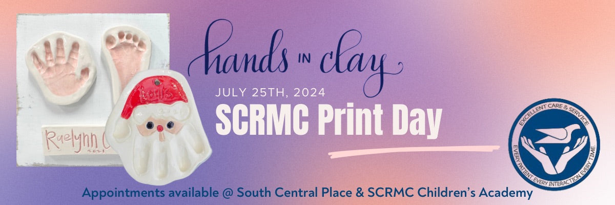 SCRMC Print Day, July 25th – Hands in Clay